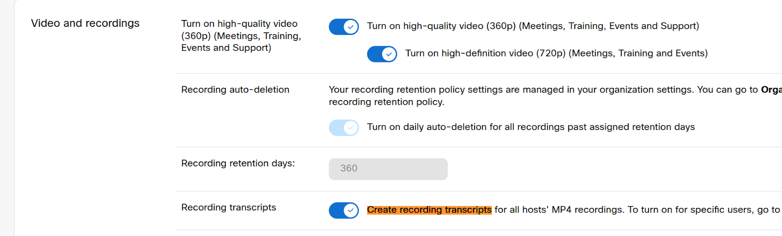 Setting Up Outreach Kaia for Webex – Outreach Support