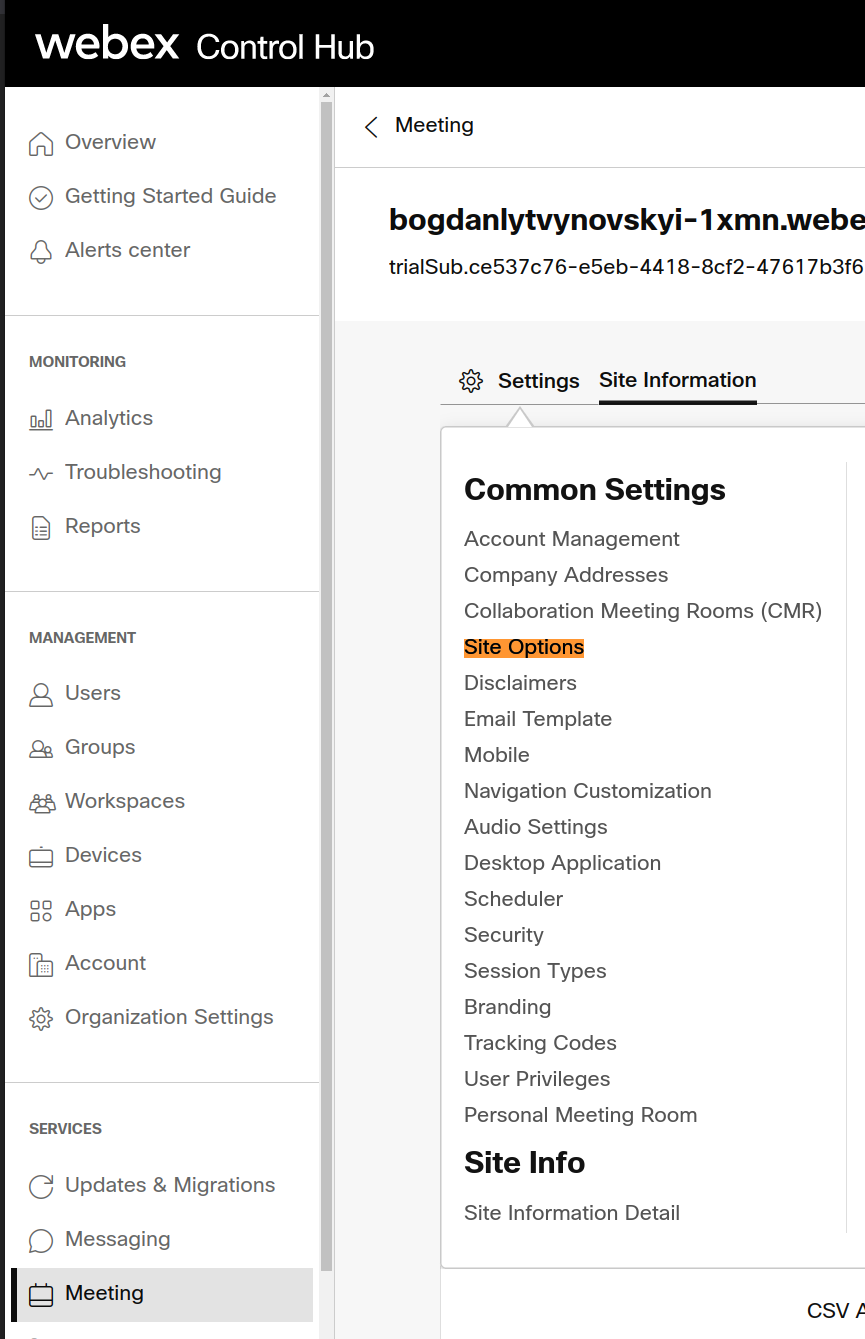 Setting Up Outreach Kaia for Webex – Outreach Support