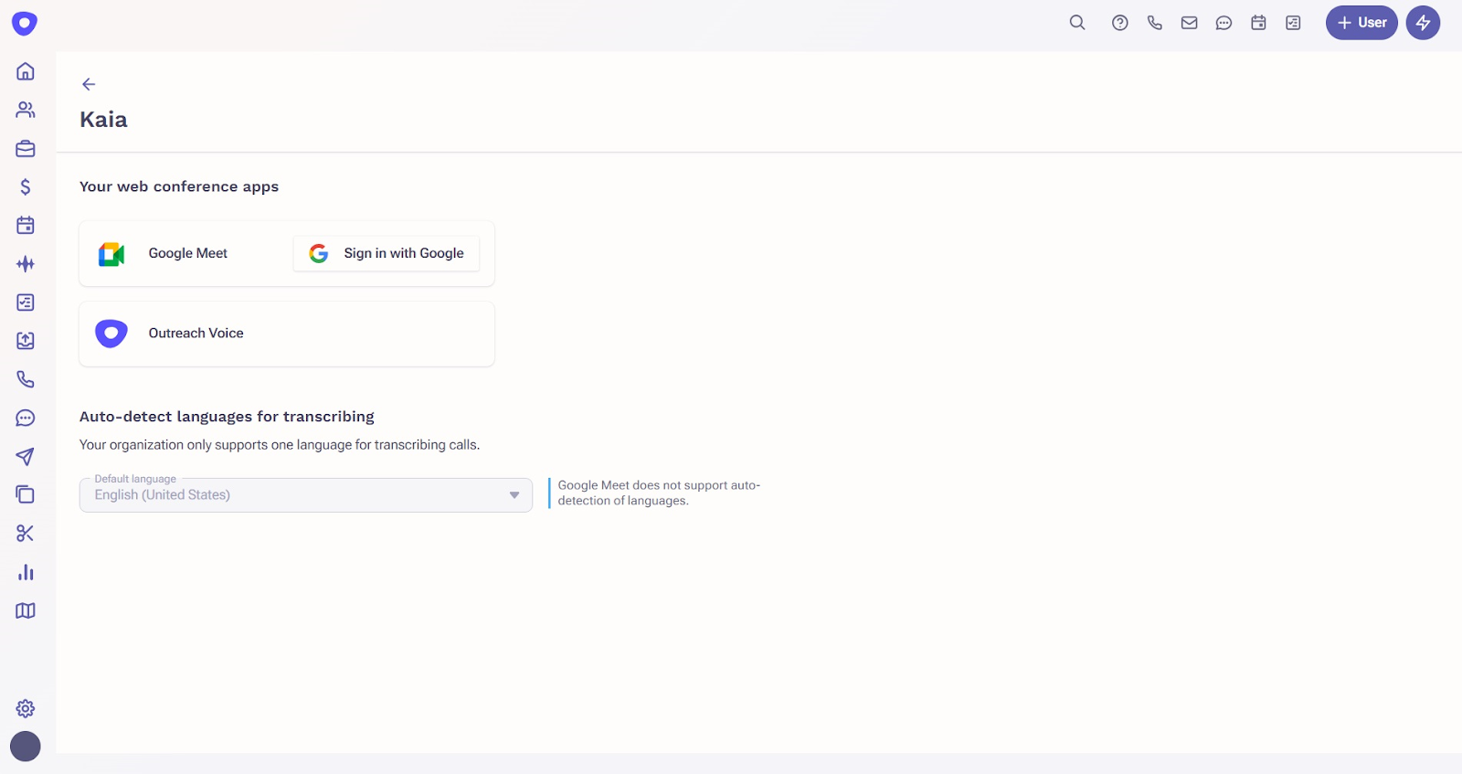 Setting Up Outreach Kaia for Google Meet – Outreach Support