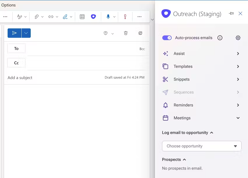 Outreach Sales Engagement Outlook Add-In 3.0 Overview – Outreach Support