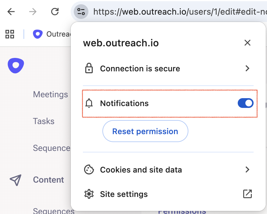 Configure In-App Notifications and Notifications for Slack in Outreach – Outreach Support